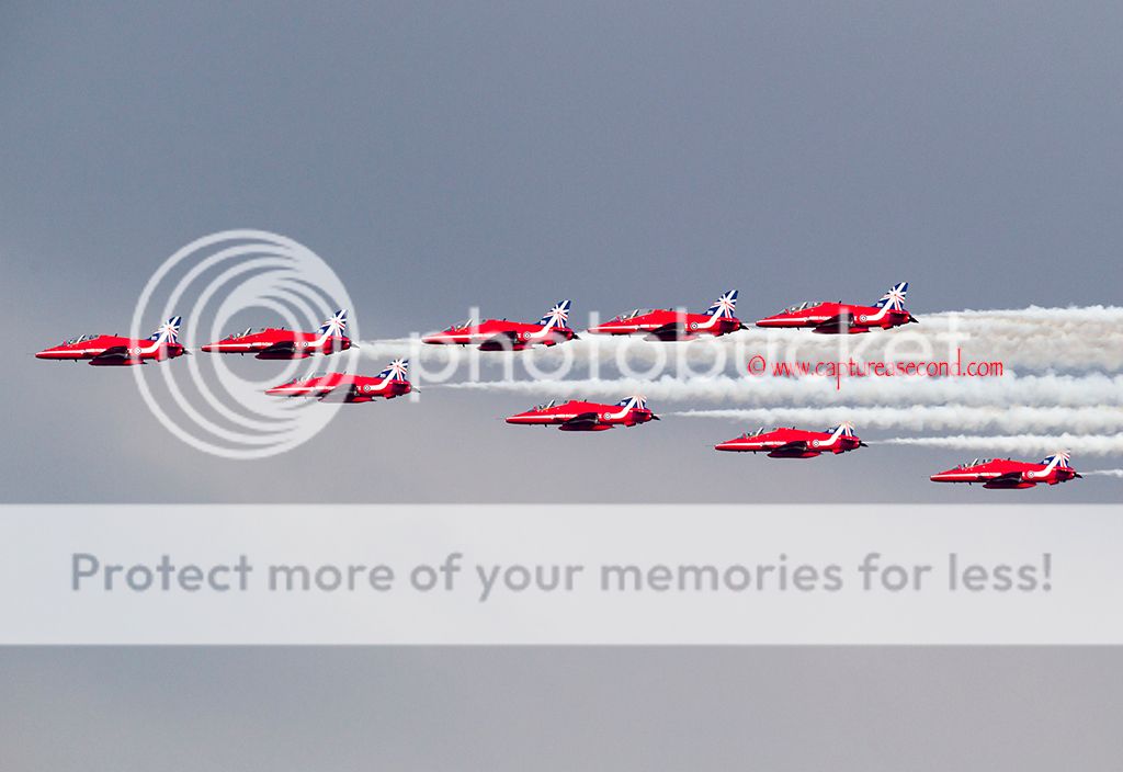 Red Arrows 9-ship with new tails, 280214 - UK Airshow Review Forums