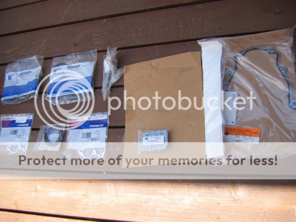 NIB: LS1/LS6 cam swap gasket kit with katech C5R Timing chain ...